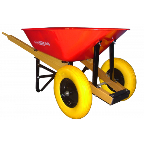 Alcli.ca - Contractor Wheelbarrow, Dual Flat Free Wheel