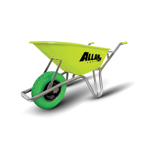 Alcli.ca - Poly Pro Wheelbarrow, Flat Free Wheel